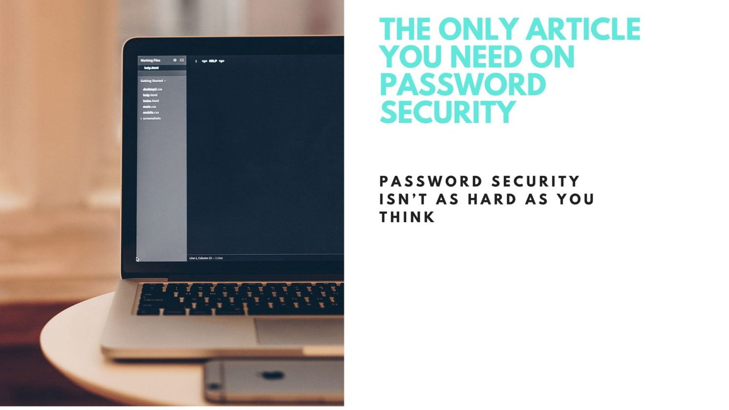 The Dummies Guide To Password Security