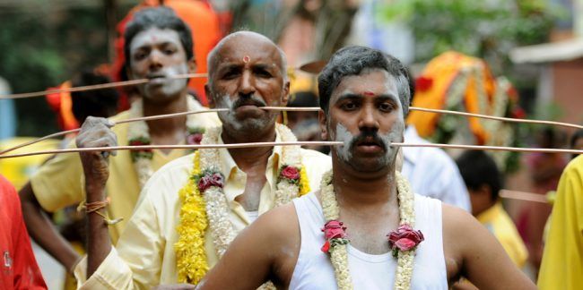 Dance Performed By Dangling From Hooks That Pierce The Skin And Other ...