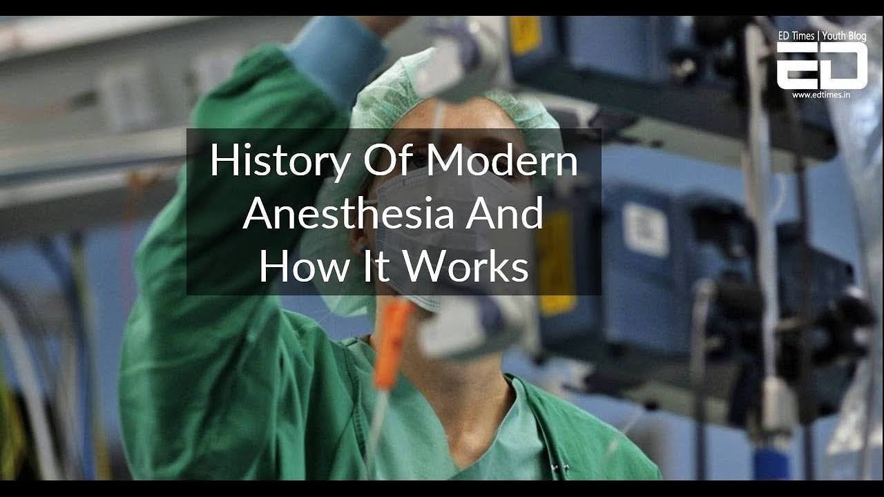 Watch: The History Of Modern Anesthesia And How It Works
