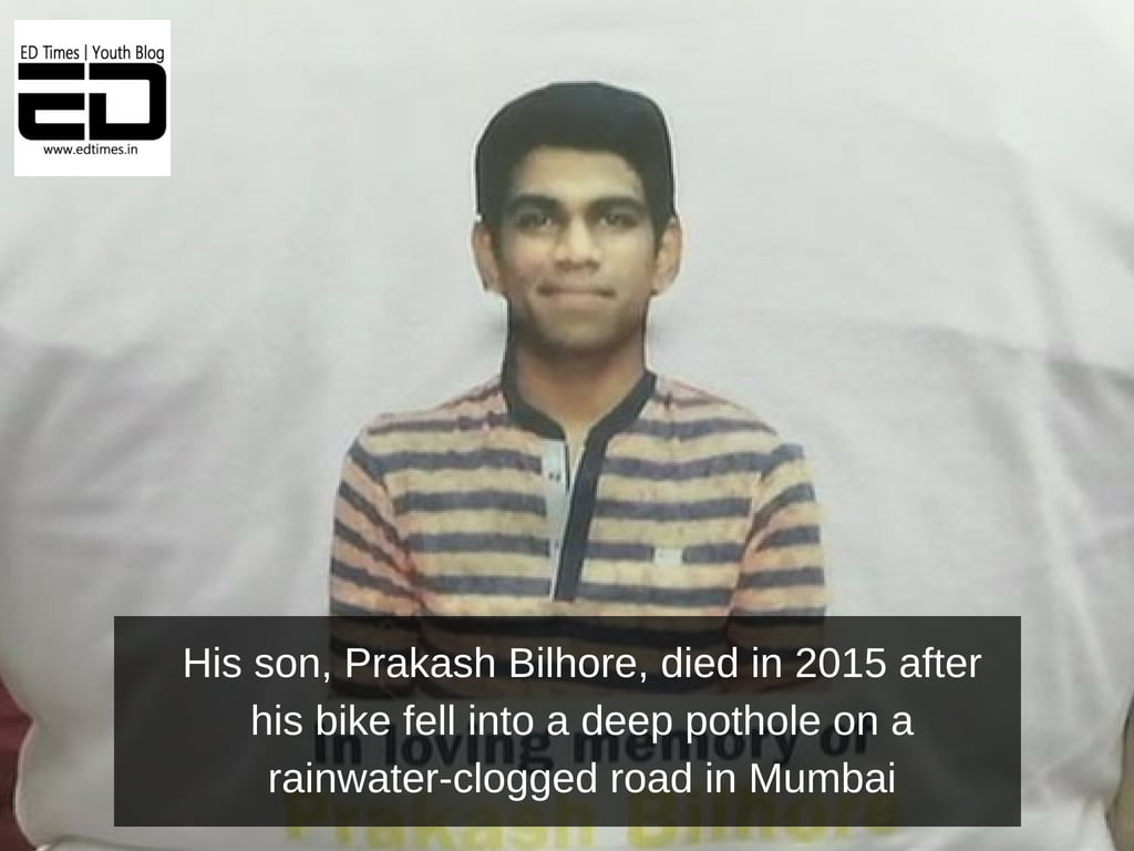 In Pics: The Story Of A Mumbai Man Who Fills Potholes On The Road In ...