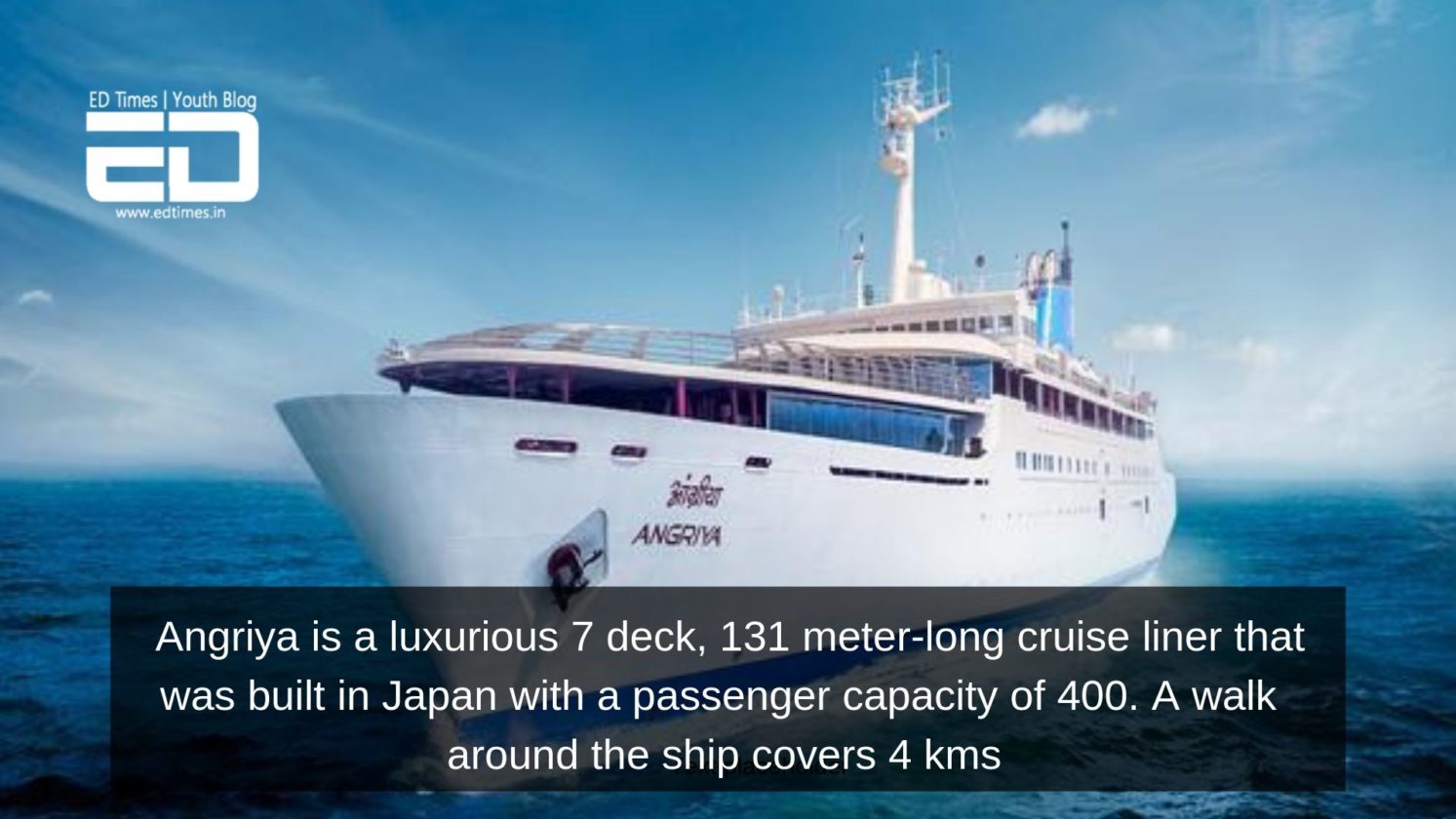 In Pics: Meet Angriya: India’s Very First Luxury Cruise From Mumbai To Goa