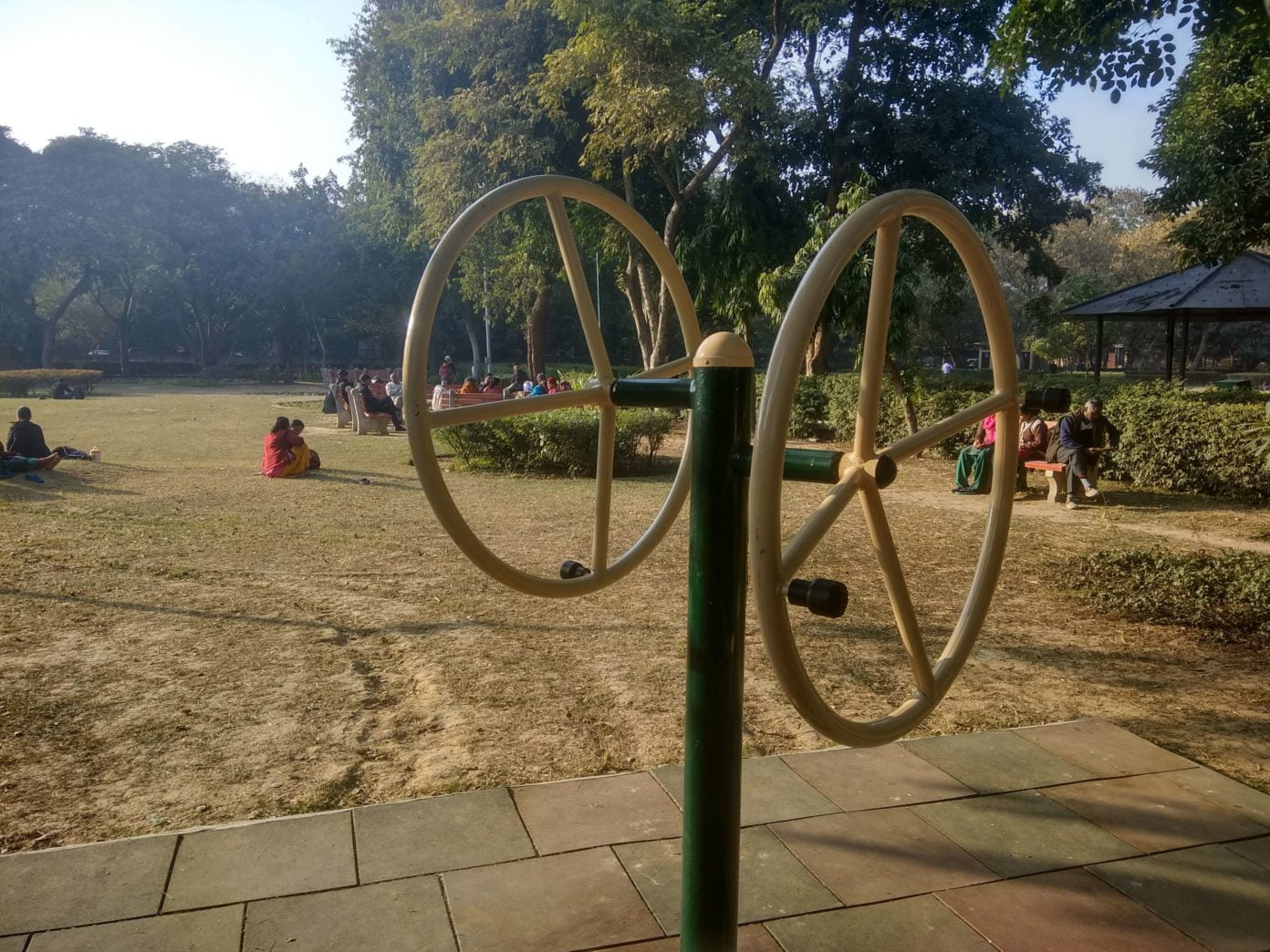 There Is A Free Gym In A Saket Park And We LivED It