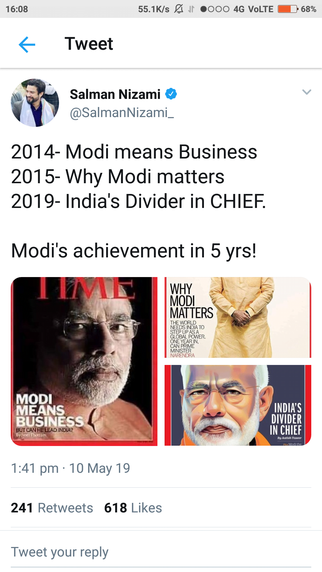 Indians React To The Controversial Time Magazine Cover Calling Modi ...