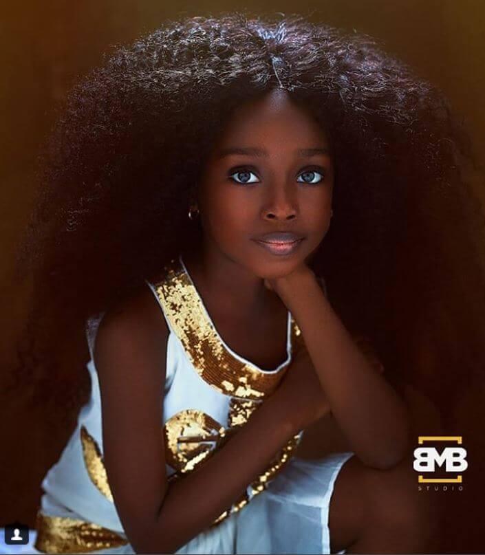 In Pics: A 6 Y/O Nigerian Girl Has Been Given The Title Of ‘Most ...