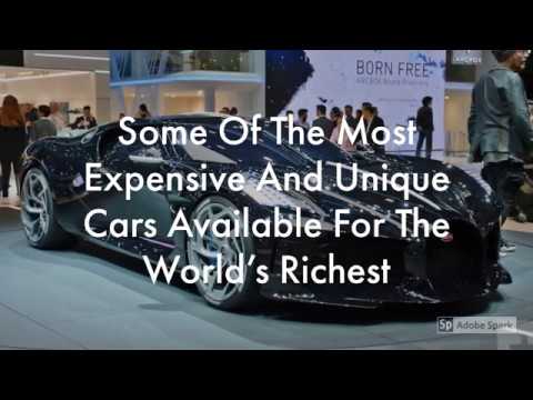 Watch: Some Of The Most Expensive And Unique Cars Available For The ...
