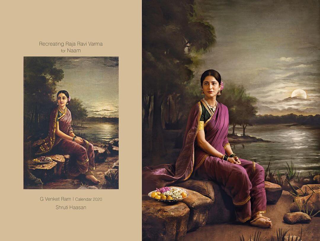 In Pics: What Makes This Recreation Of Famous Painter Raja Ravi Varma's ...