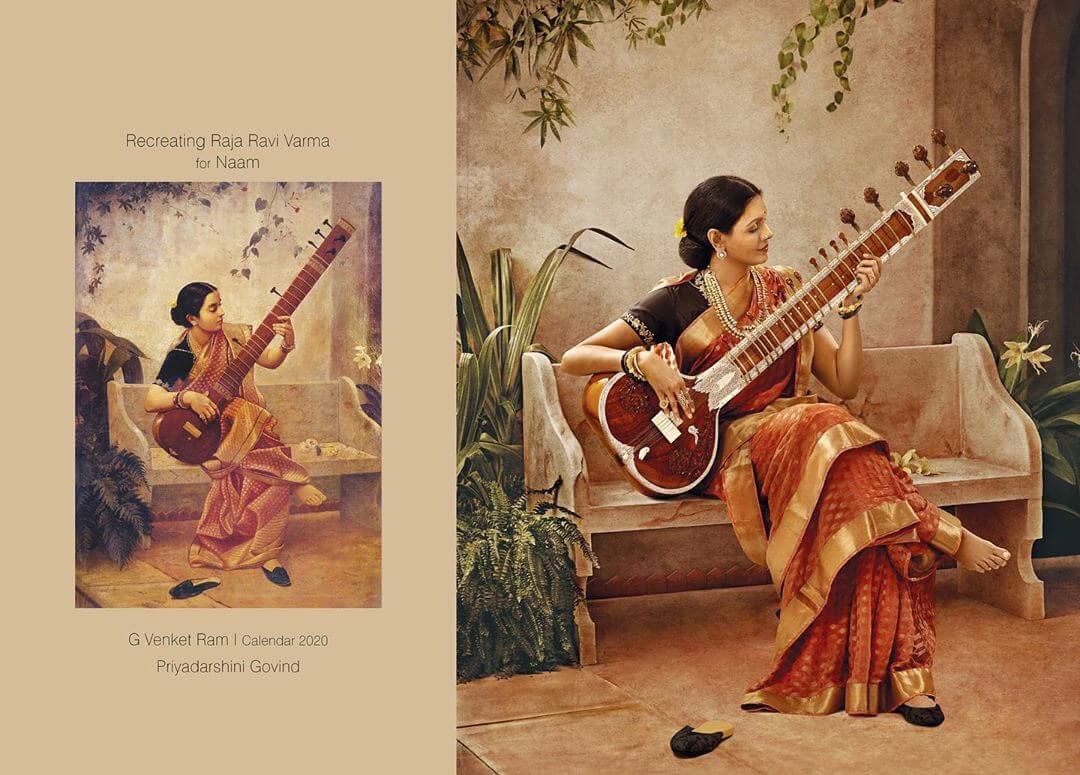 In Pics: What Makes This Recreation Of Famous Painter Raja Ravi Varma's ...