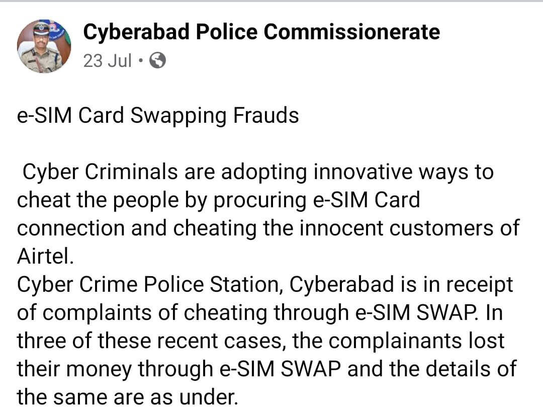 All You Need To Know About e-SIM Card Swapping Scam