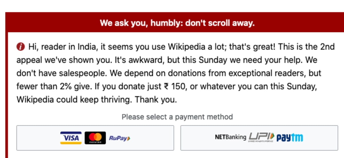 Despite Millions In Reserve, Why Does Wikipedia Keep Asking For Donations?