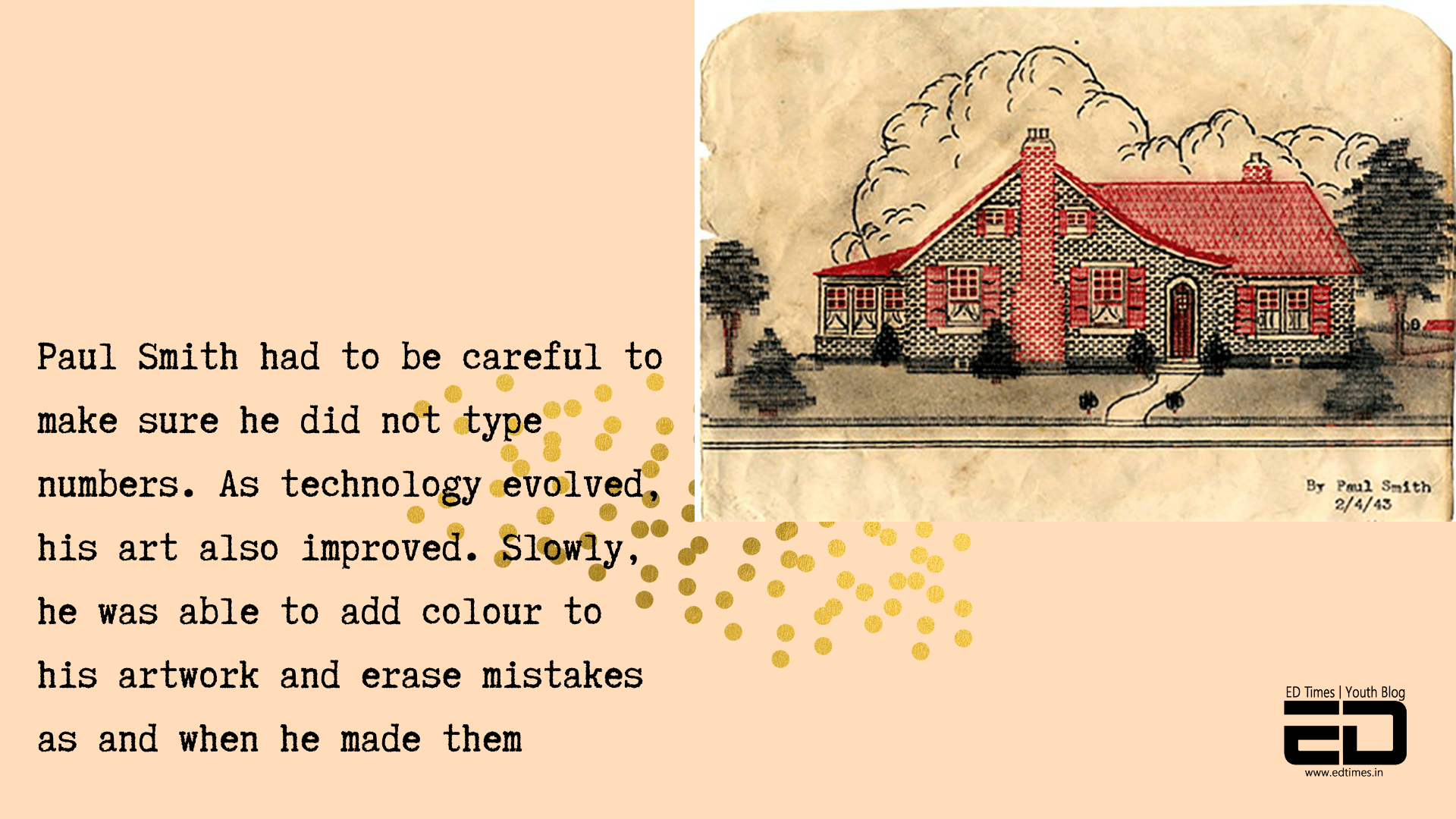 In Pics: Meet Paul Smith, The Artist Who Made Art On Typewriters And ...