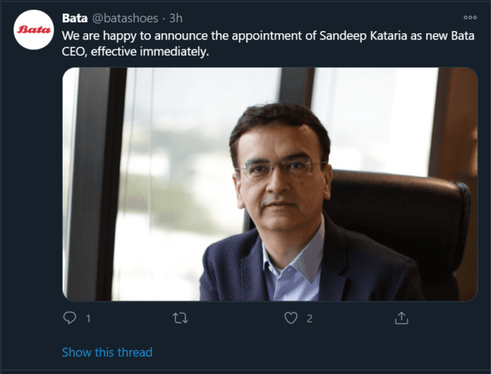 126 Year Old Bata Appoints Indian As Global CEO For First Time