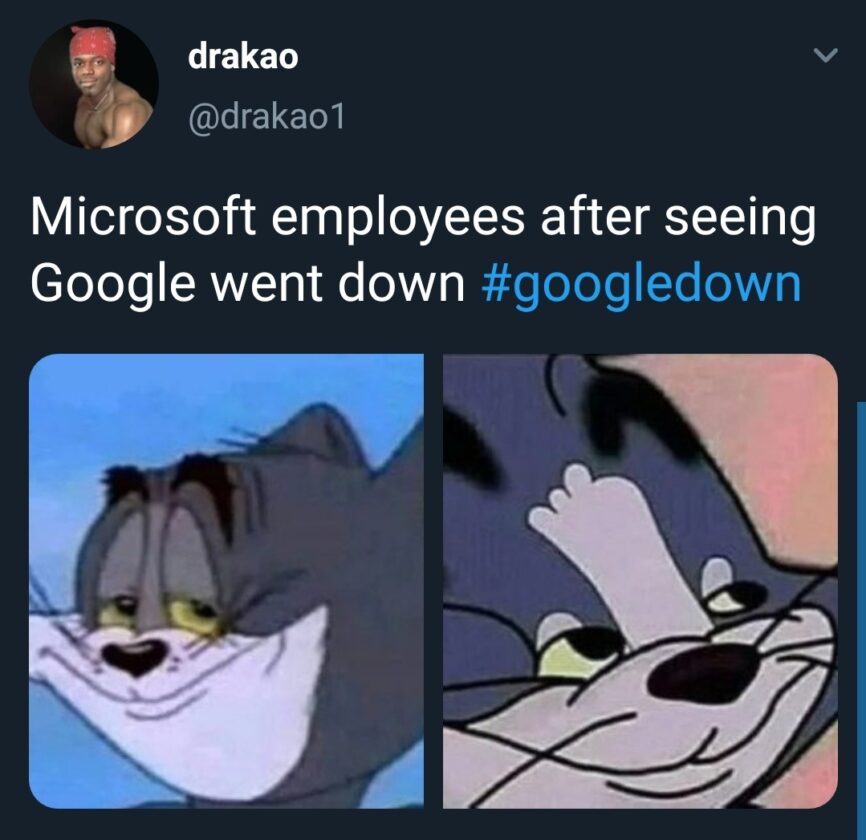 As Google Goes Down, Everyone Gets Busy Making Memes Of 'When You ...