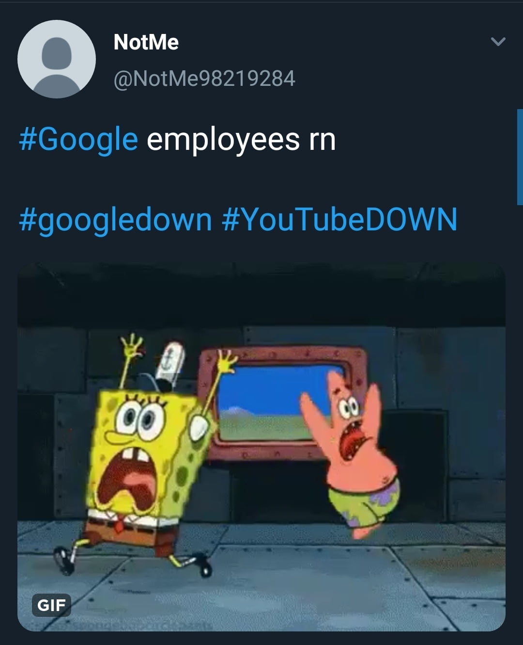 As Google Goes Down, Everyone Gets Busy Making Memes Of 'When You ...