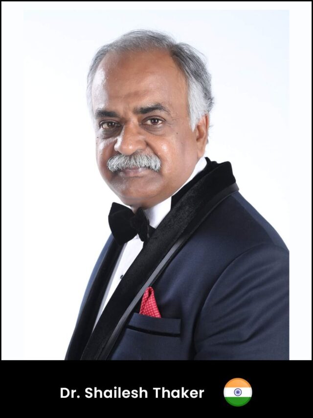 Dr. Shailesh Thaker, Global Mentor Inspiring Millions to achieve goals