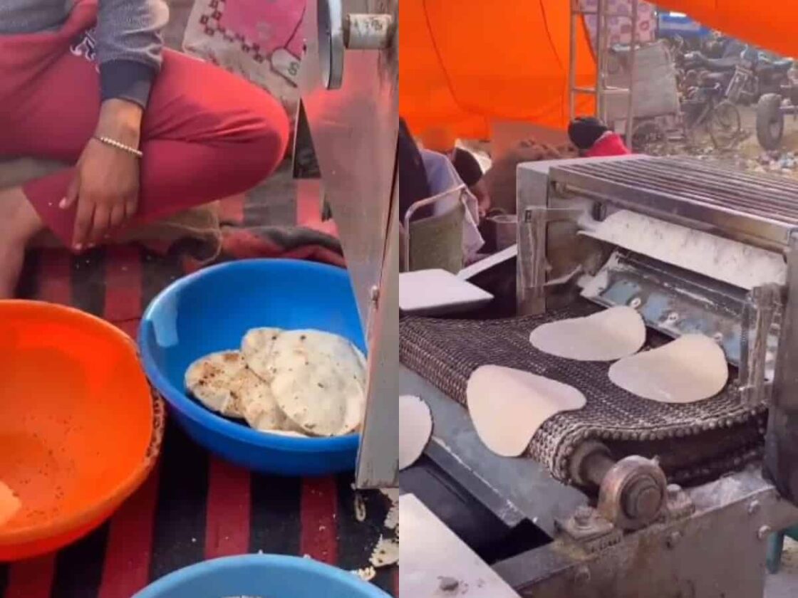 Roti Making Machine Churning Almost 2k Rotis/Hour Installed At Delhi ...