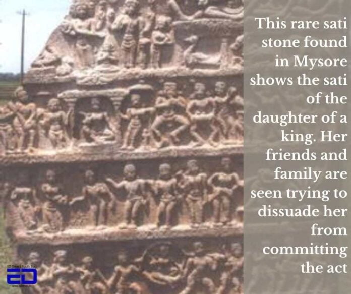 In Pics: Sati Stones: Stones With Carvings Of People Who Performed Sati