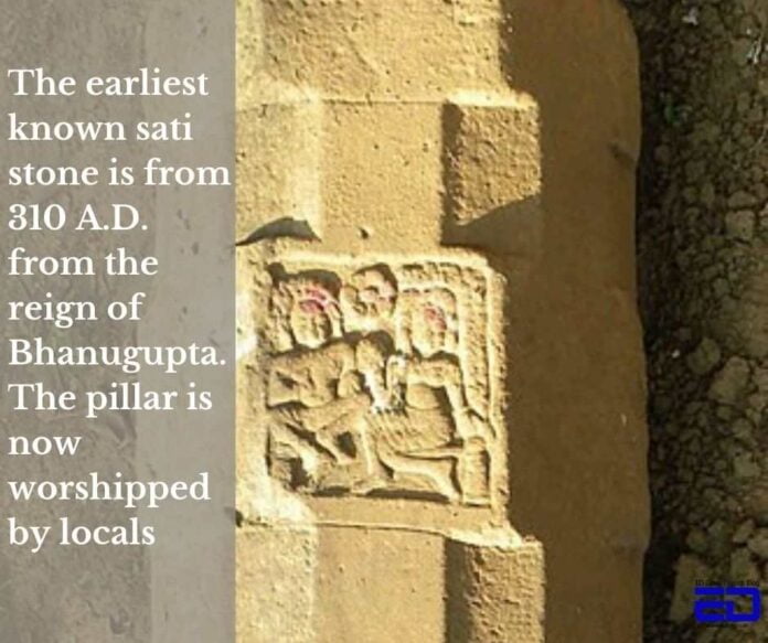 In Pics: Sati Stones: Stones With Carvings Of People Who Performed Sati