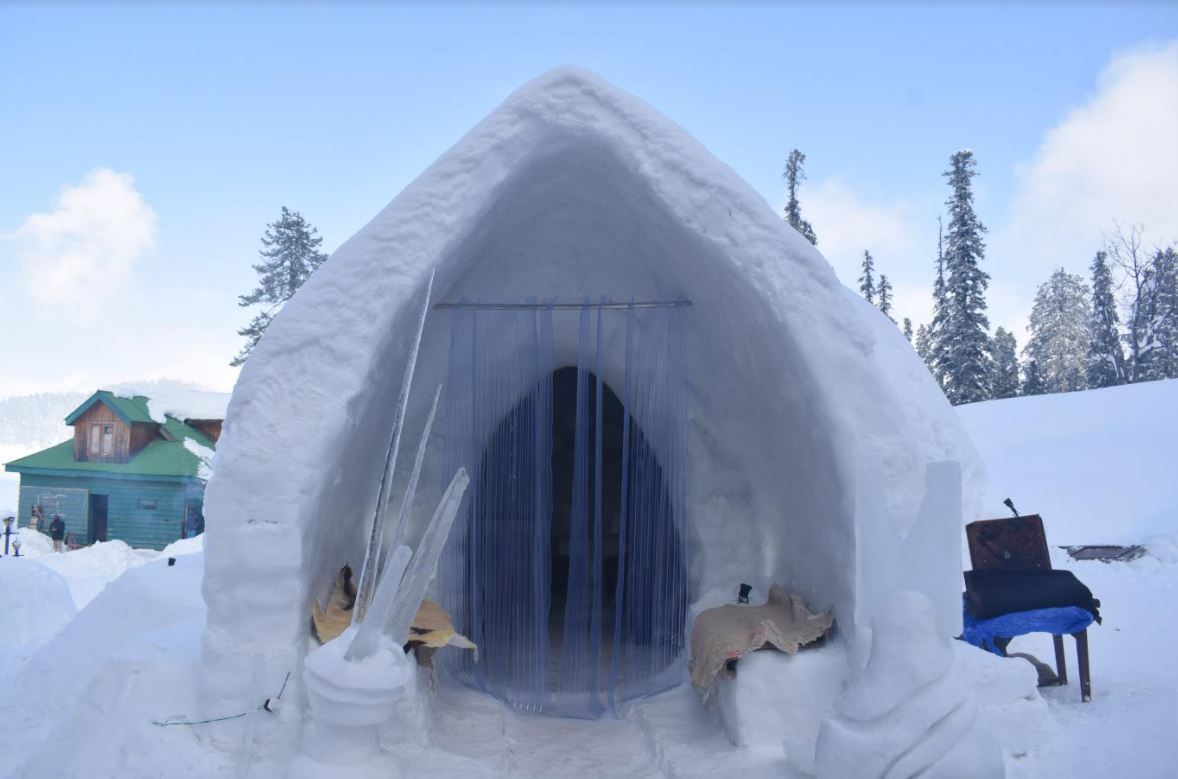 In Pics: India's First-Ever Igloo Cafe In Kashmir's Gulmarg