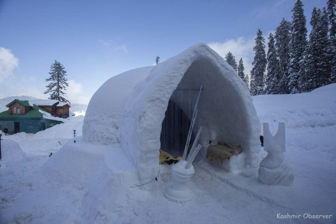 In Pics: India's First-Ever Igloo Cafe In Kashmir's Gulmarg