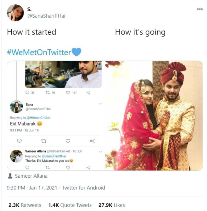 Singles React To #WeMetOnTwitter With Hilarious Memes, As Couples Share ...