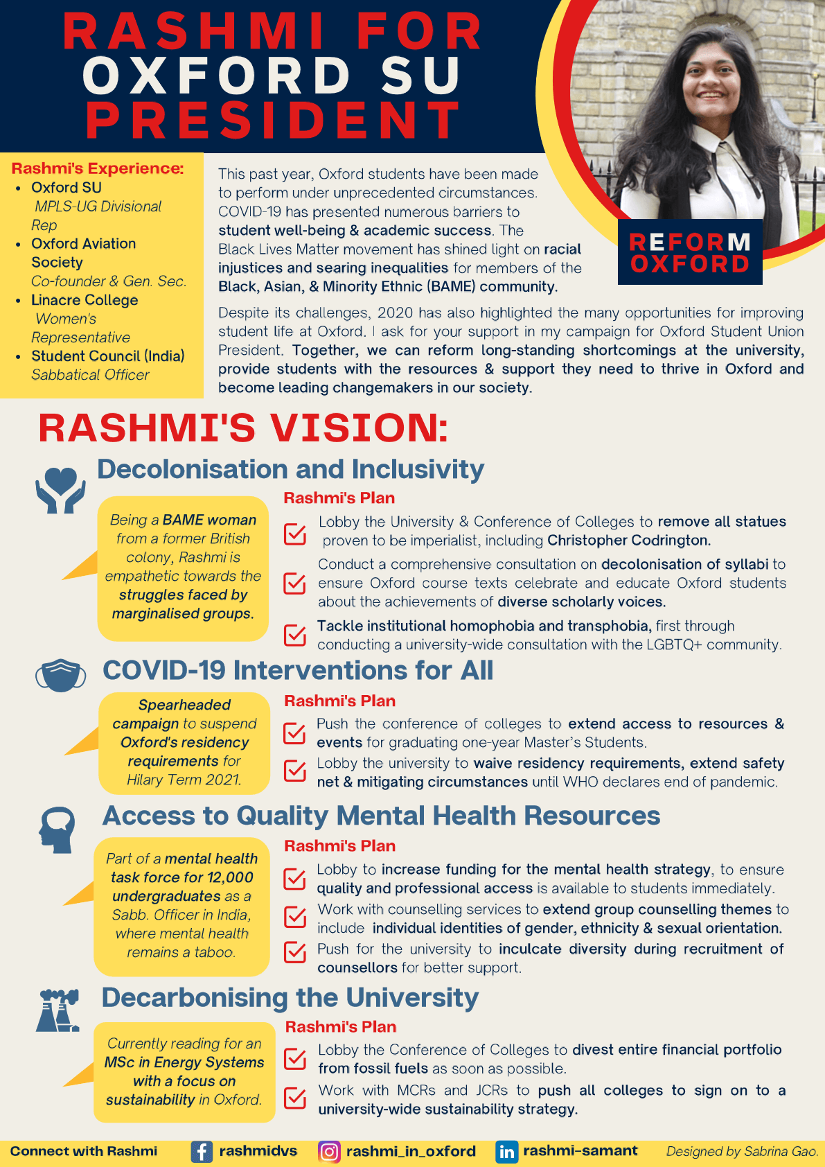 Rashmi Samant Becomes The First Indian Woman To Head Oxford Students ...