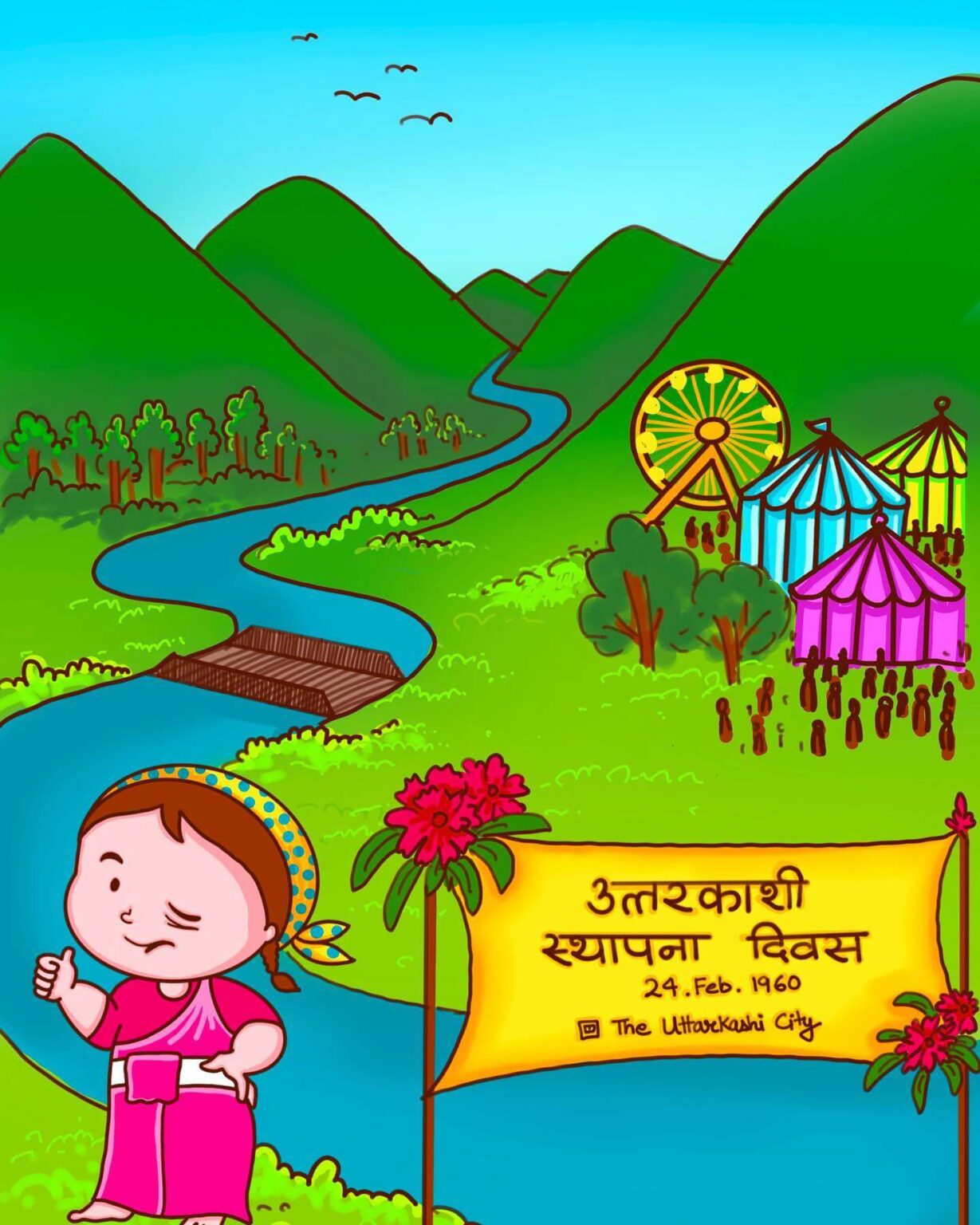 Pahadi Cartoons By This Uttarakhand Artist Shed Light On Their Culture ...