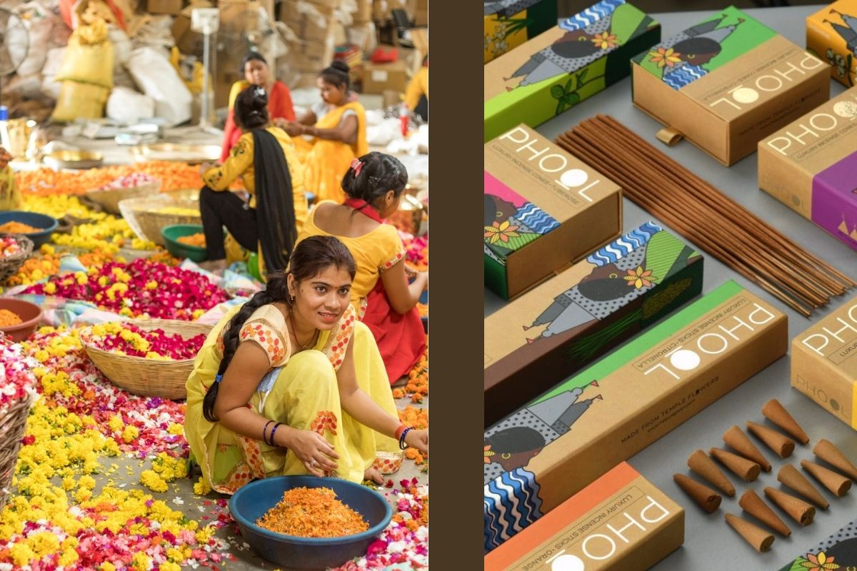 Indian Startup Recycles Floral Waste From Ganges To Make Incense Sticks ...