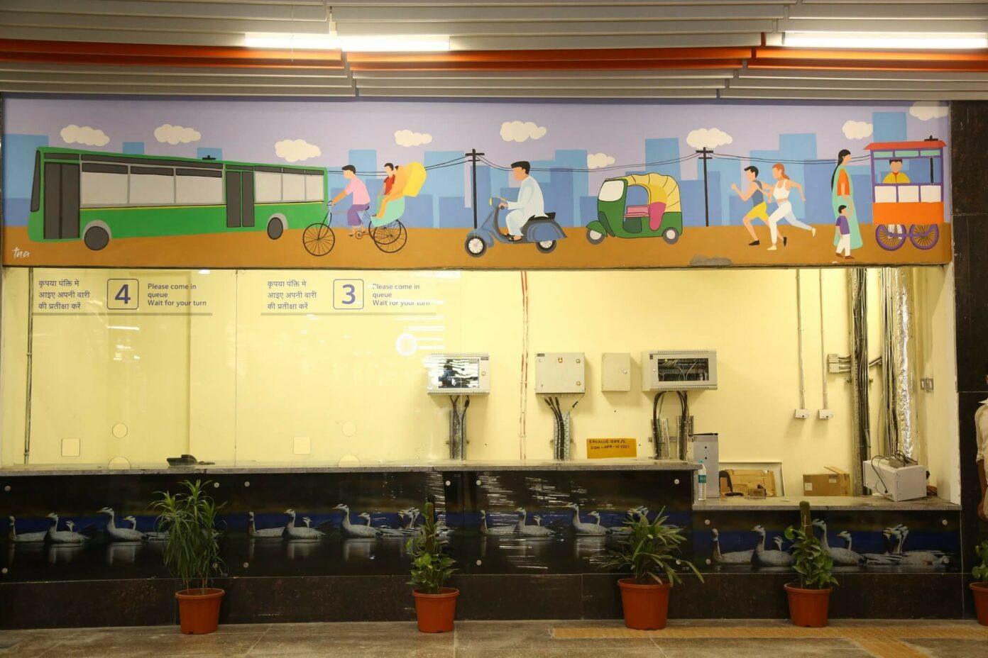 Delhi's Dhansa Bus Stand Metro Station Shows Najafgarh-Dhansa's Rich ...