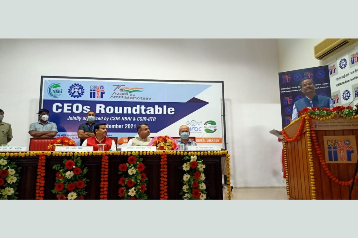 CEO Roundtable Meet Organized By CSIR-NBRI And CSIR-IITR