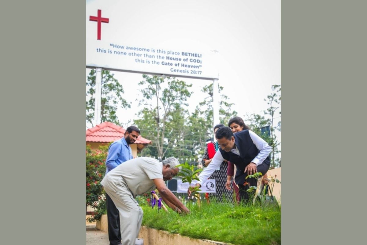 Go Green initiative By a Mega Church (Bethel AG) in Bangalore