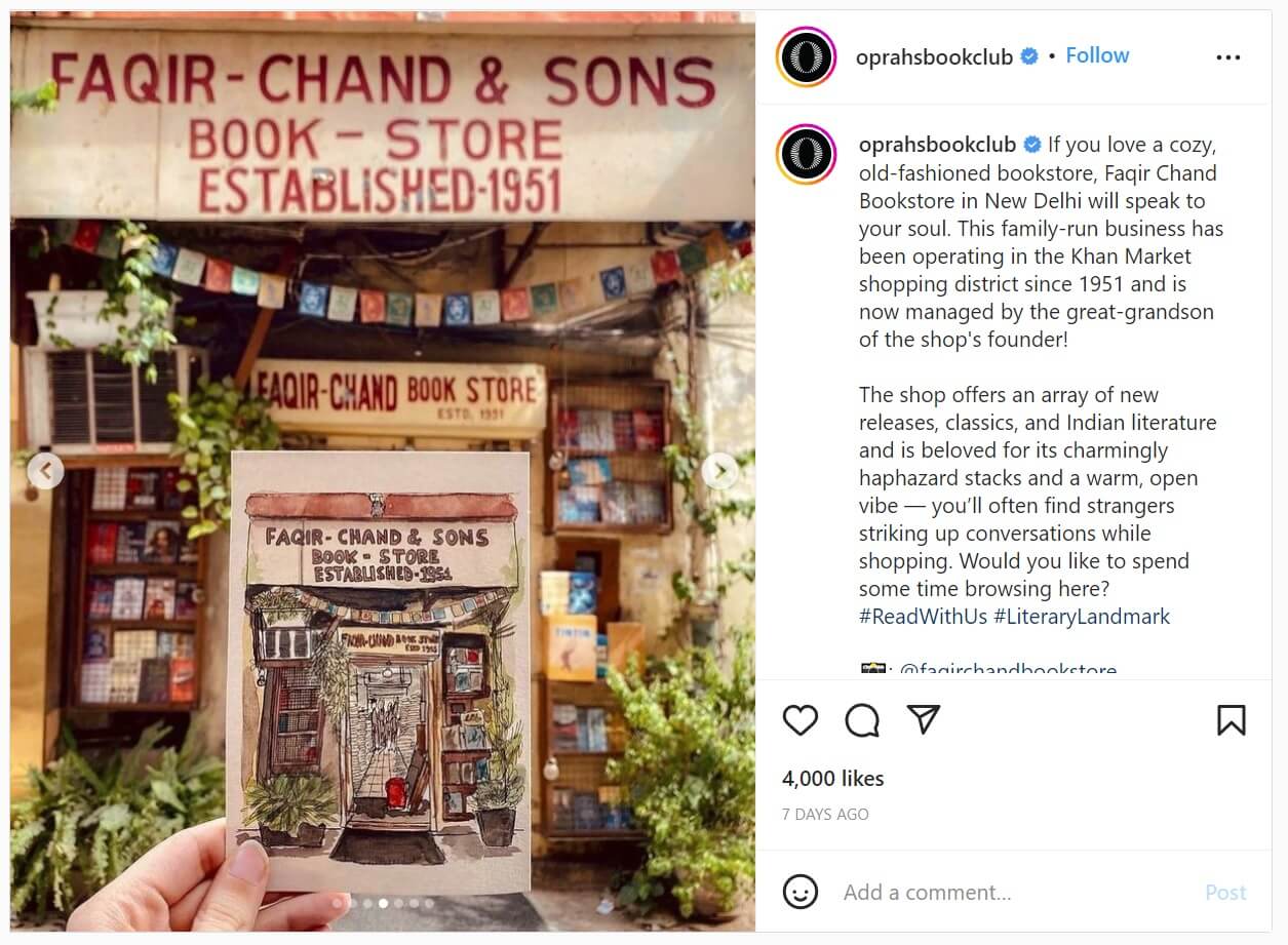 What's So Special About This 70 Y/O Delhi Bookstore To Get Featured In ...