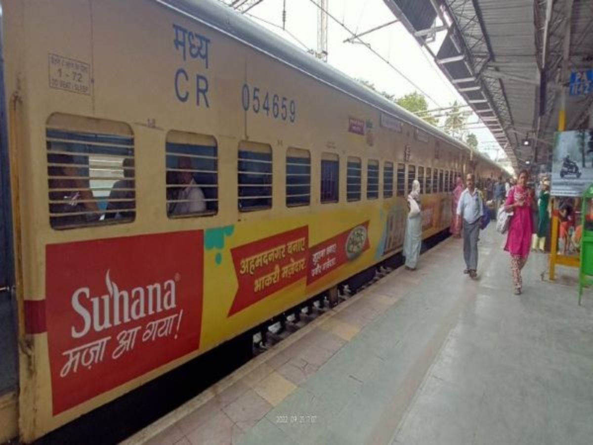 A Unique spice train departs from Pune to Jammu carrying the message ...