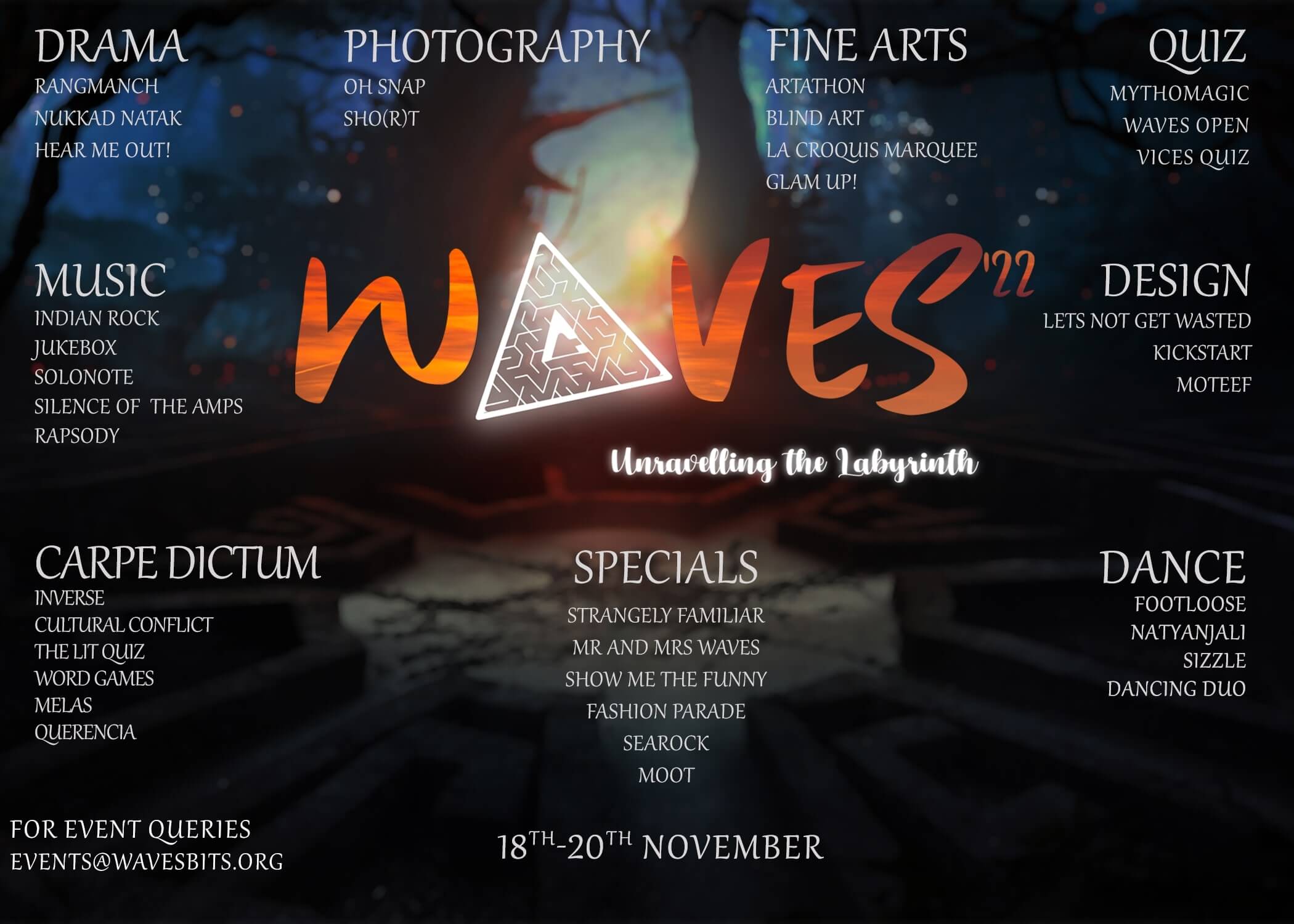 Waves 2022, BITS Pilani Goa’s Annual Cultural Extravaganza Creates An ...