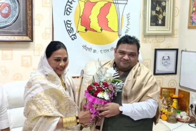 Social media Saira Sattani becomes Women Wing's Maharashtra Vice ...