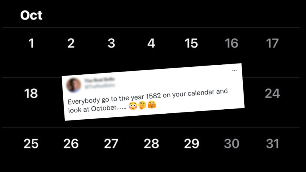 Why Ten Days In October 1582 Never Existed