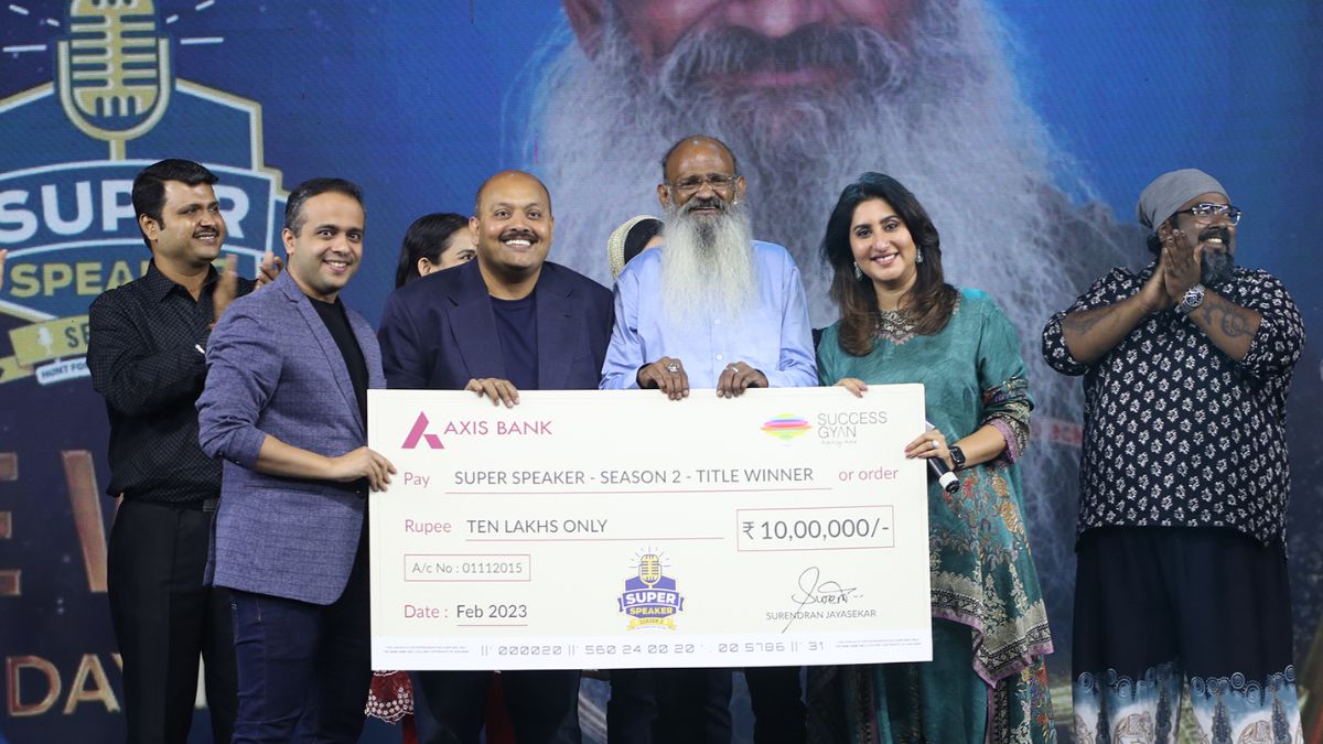 Success Gyan Crowns Uday Iyer as The Winner of Super Speaker Season 2
