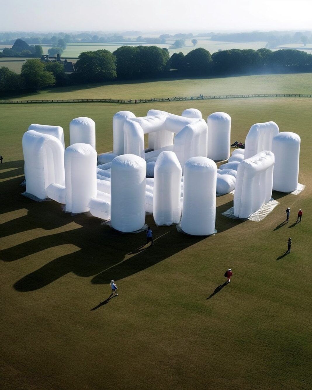 In Pics: AI Creates World's Most Popular Monuments Into Inflatable Versions