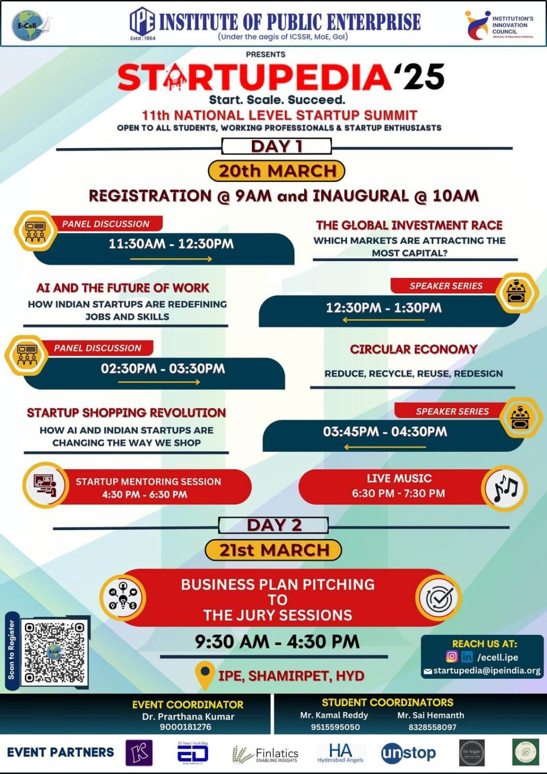 IPE's National-Level Startup Summit Startupedia 2025 Will Ignite The ...