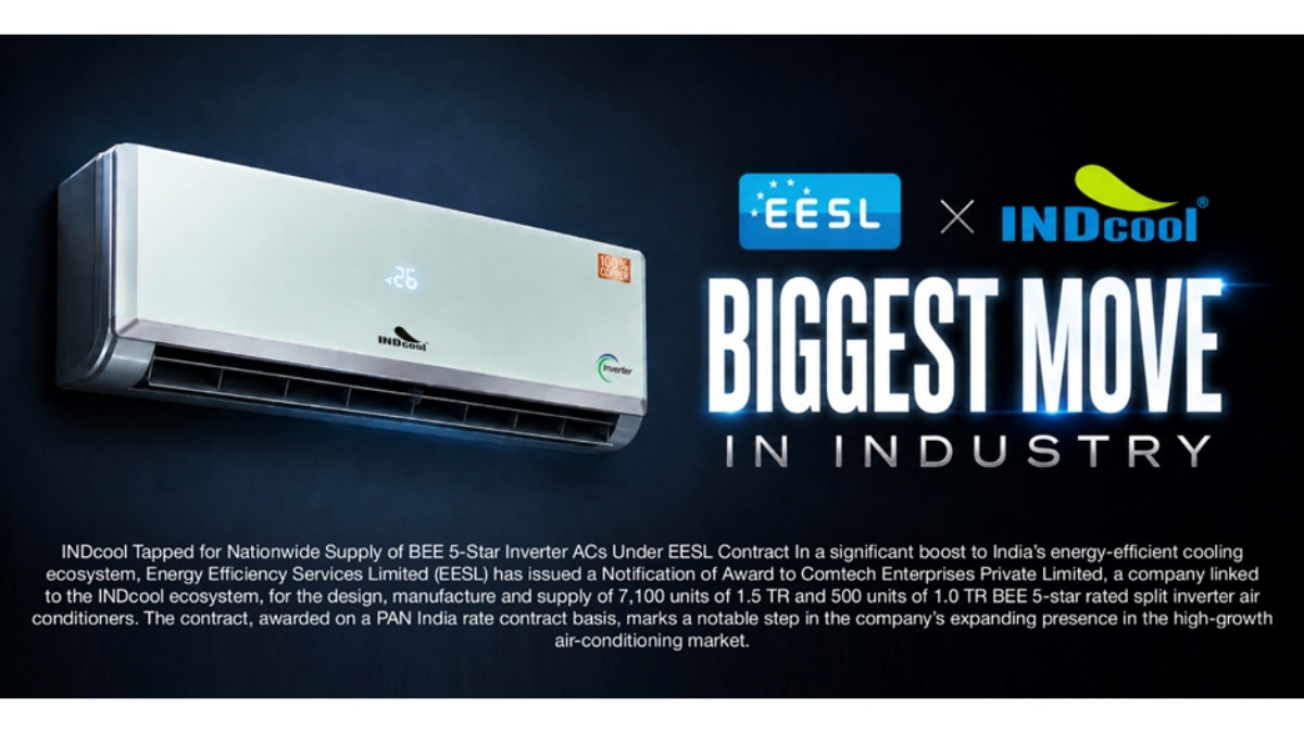 EESL Awards Contract to INDcool for Nationwide Supply of BEE 5-Star ...